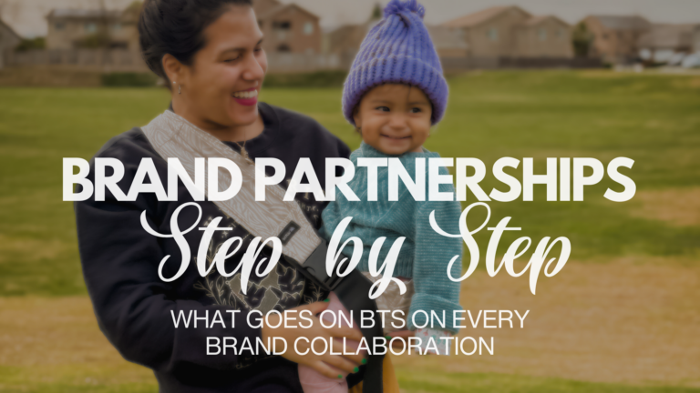 Brand partnerships step by step, the Creator Mom way. ⋆ amomcreates.net